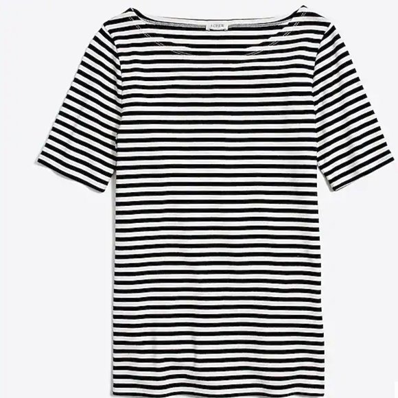 J. Crew Factory | Tops | New J Crew Factory Striped Perfect Fit Open ...